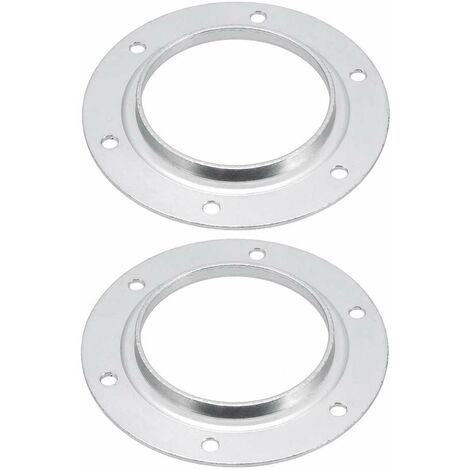 2x Plaque de fixation ronde pour pied de table Ø int. 64mm Ø ext. 105mm ...