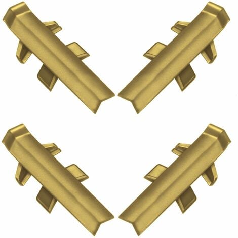 4x Connecteur angle intérieur rentrant jonction d'angle 90° pour profil ...