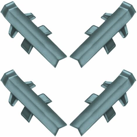 4x Connecteur angle intérieur rentrant jonction d'angle 90° pour profil ...