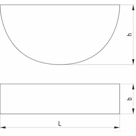 4x Clavette demi lune disque en acier DIN 6888 Arbre Transmission ...