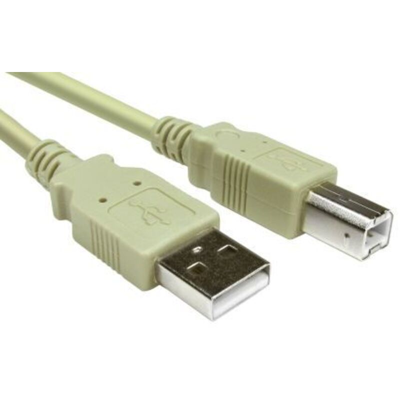 Câble USB RS PRO, USB B vers USB A, 1m, Gris ( Prix pour Paquet de 10 )