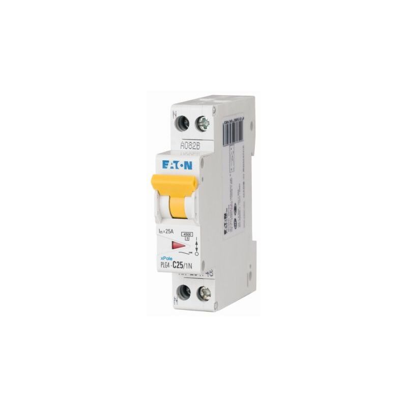 Disjoncteur Eaton Eaton Moeller 1P+N, 25A, montage rail DIN ( Prix pour 1 )