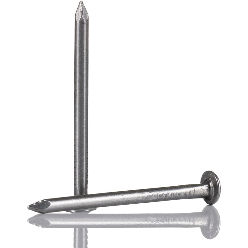 Clous à tête ronde Clou à tête plate RS PRO, diam. 25mm (Plat rond), en ...