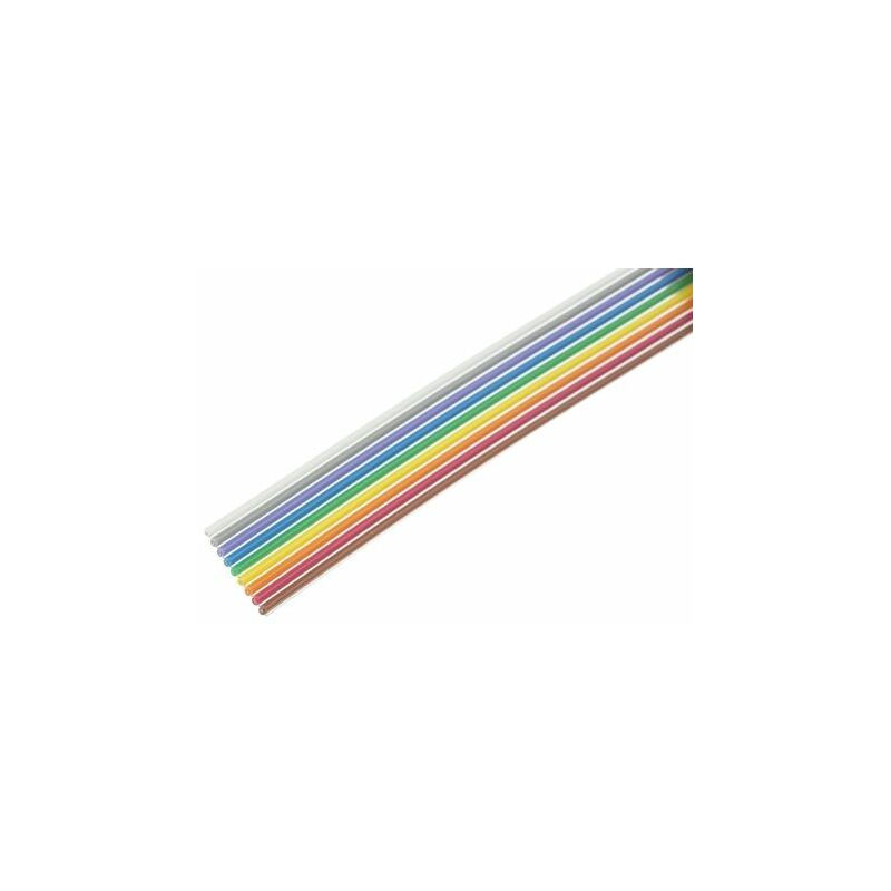 Câbles en nappe 3M 3302 9 voies, pas de 1.27mm 28 AWG, Multicolore ...