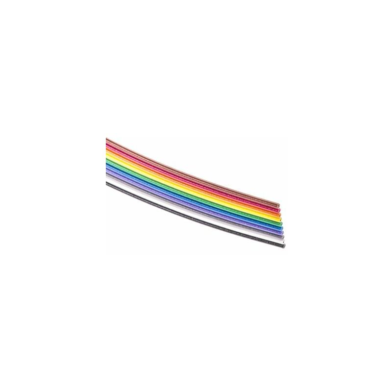 Câbles en nappe 3M 3302 10 voies, pas de 1.27mm 28 AWG, Multicolore ...