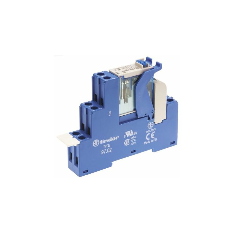 Relais d'interface 24V c.c., 2 RT, montage Rail DIN, série , 4C Series ...