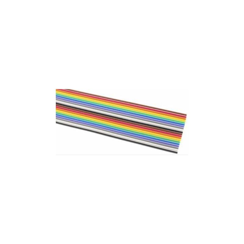 Câbles en nappe 3M 3302 34 voies, pas de 1.27mm 28 AWG, Multicolore ...
