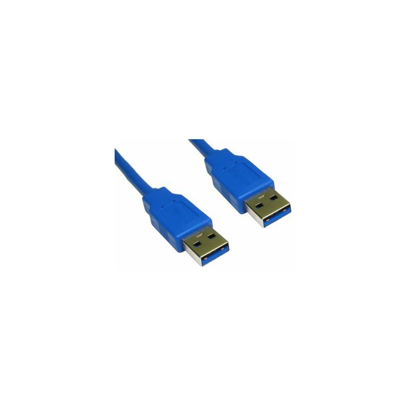 Câble USB RS PRO, USB A vers USB A, 1m, Bleu ( Prix pour Boîte de 5 )