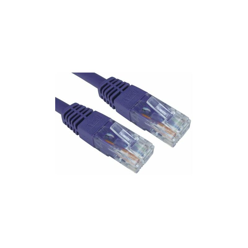 Câble Ethernet catégorie 6 UTP RS PRO, Violet, 250mm PVC Avec ...