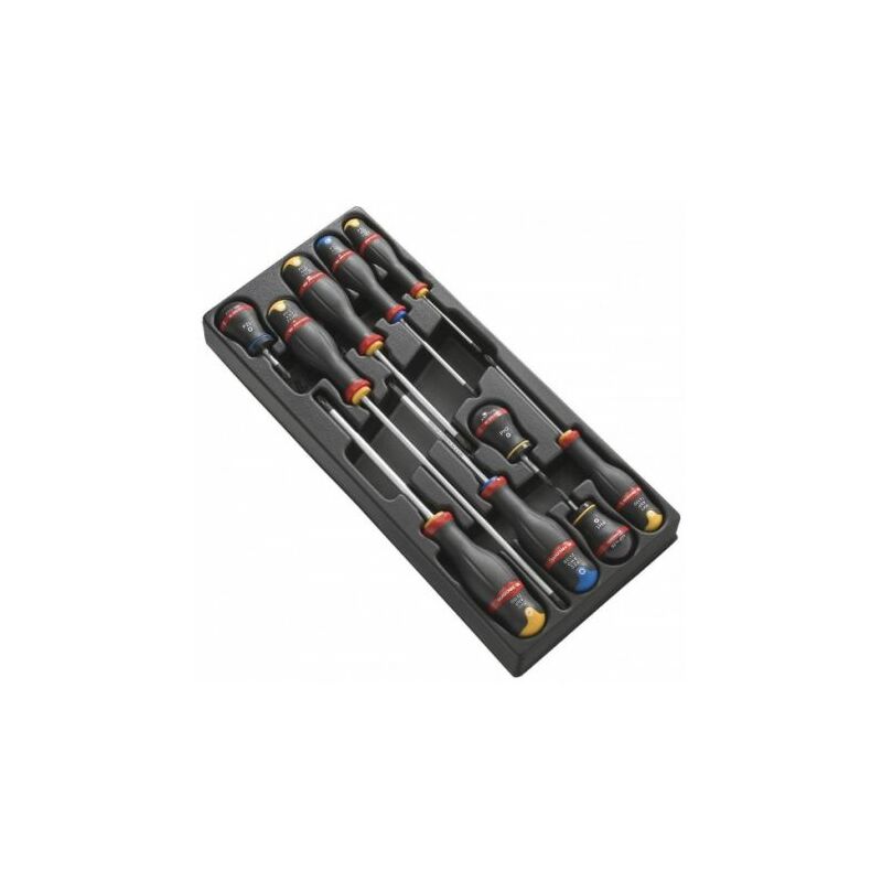 Module de 10 tournevis Protwist® en plateau thermoformé - Facom