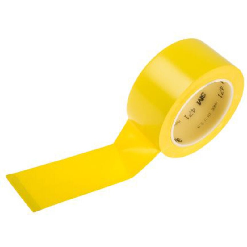 Ruban de marquage Jaune 3M Scotch 471, 25mm x 33m x 0.13mm ( Prix pour 1 )