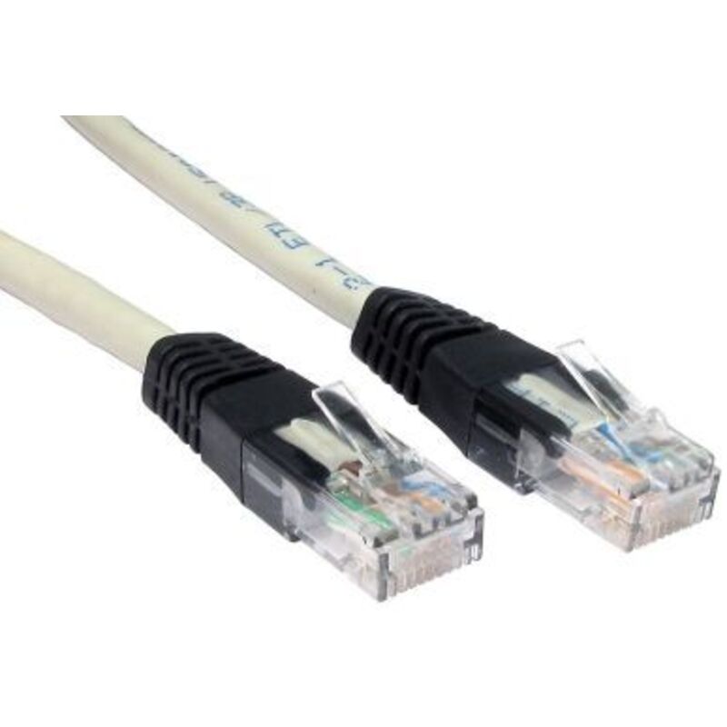 Câble Ethernet catégorie 6 UTP RS PRO, Gris, 10m PVC Avec connecteur ...