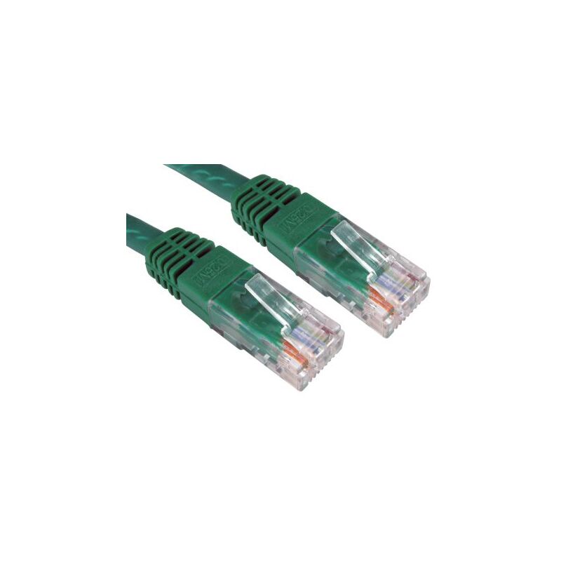 Câble Ethernet catégorie 6 UTP RS PRO, Vert, 1.5m PVC Avec connecteur ...