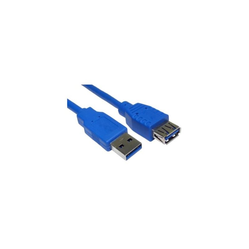 Câble USB RS PRO USB A vers USB A, 3m, Bleu ( Prix pour Boîte de 5 )