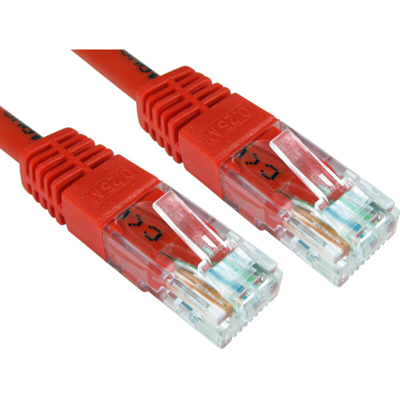 Câble Ethernet catégorie 6 UTP RS PRO, Rouge, 15m PVC Avec connecteur ...