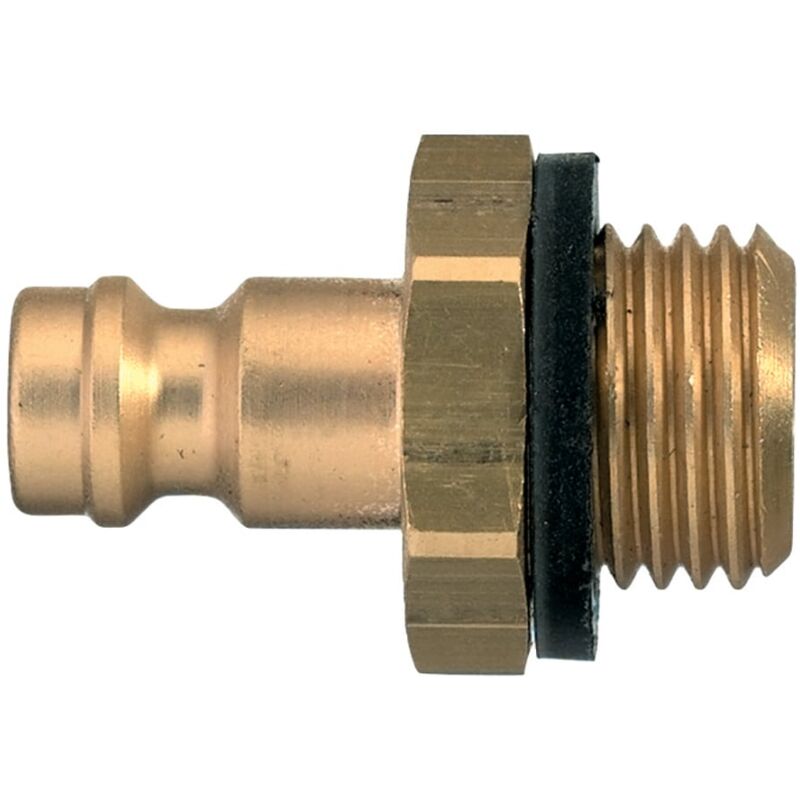 Raccord rapide pneumatique Legris, Filetage Mâle vers Mâle BSPP 1/4 in ...