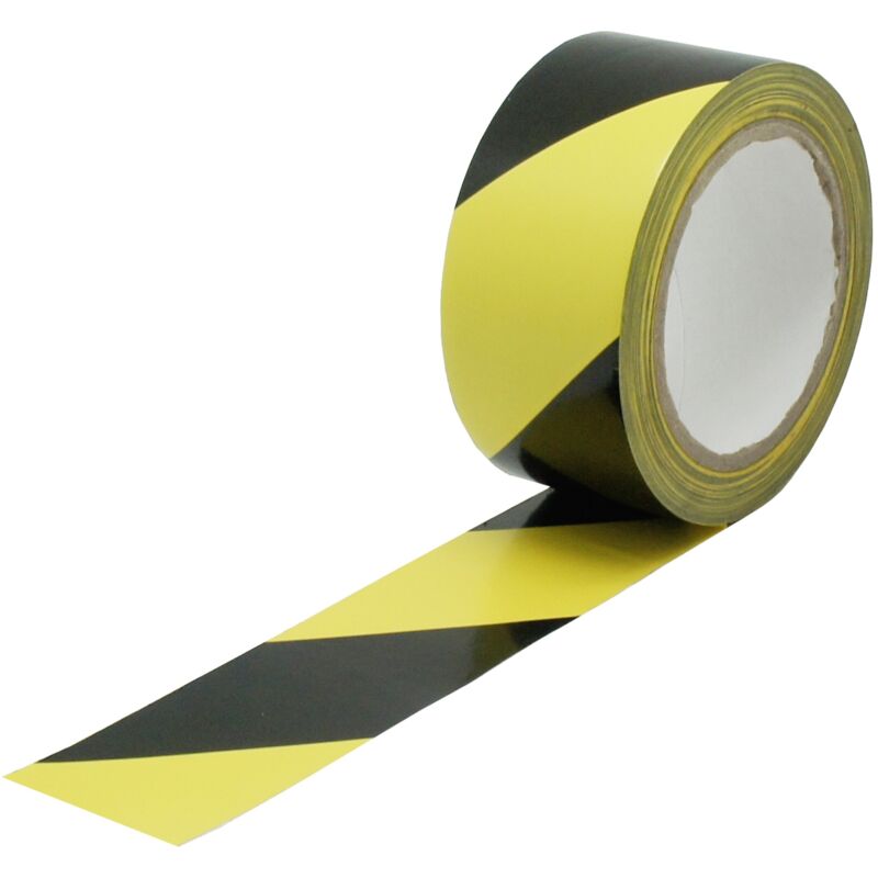 Ruban de Signalisation Noir/Jaune RS PRO, 50mm x 33m x 0.15mm ( Prix ...