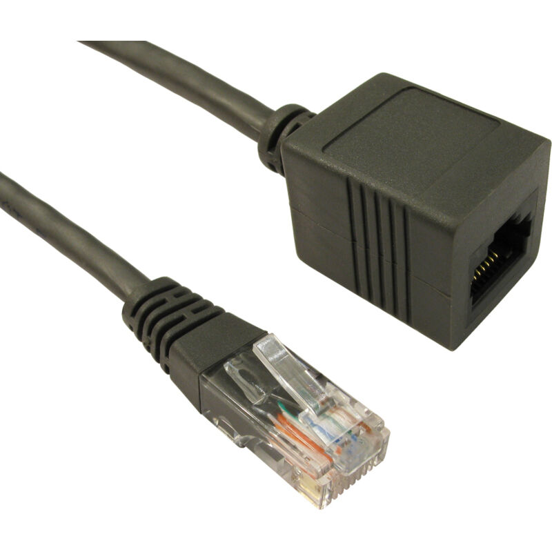 Câble Ethernet catégorie 5e UTP RS PRO, Gris, 5m PVC Avec connecteur ...