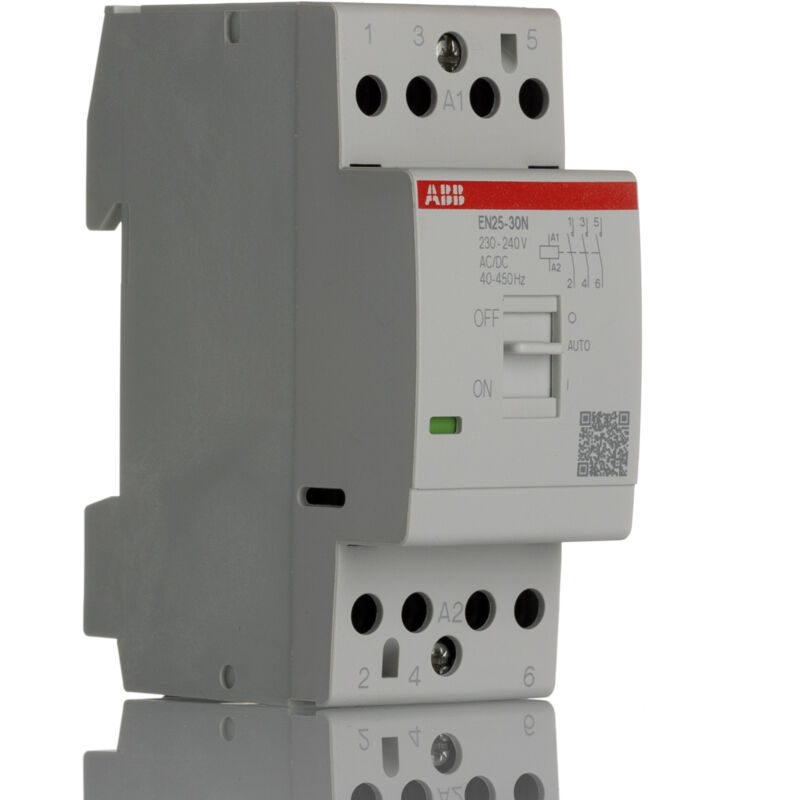 Contacteur ABB série ESB, 4 pôles , 4 NF, 25 A, 24 V, 17,3 kW ( Prix ...
