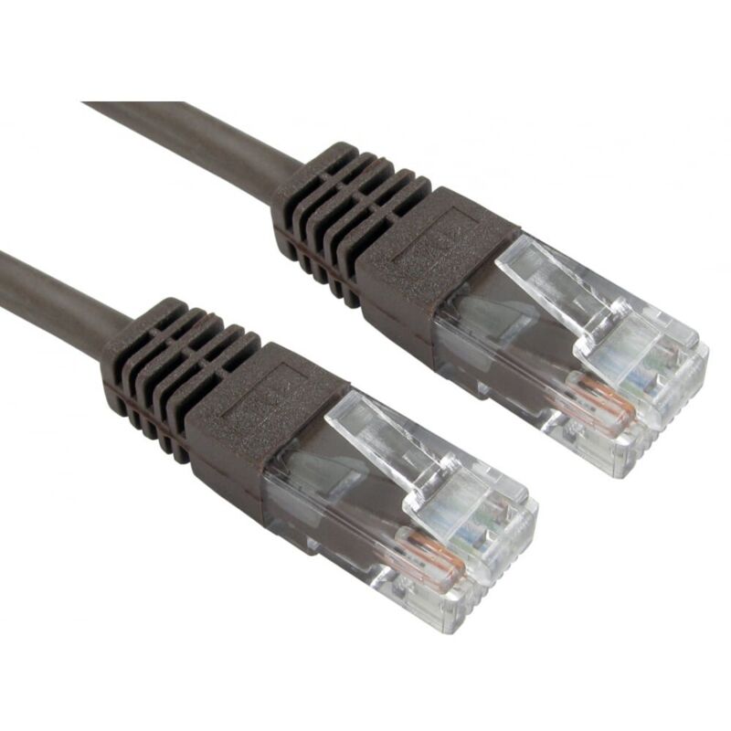 Câble Ethernet catégorie 5e UTP RS PRO, Marron, 15m PVC Avec connecteur ...