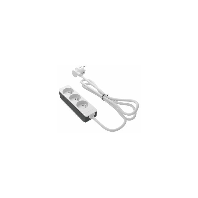 Bloc multiprise RS PRO 4m, 3 prises FR 2P+T, 250 V 16A, IP20 ( Prix ...