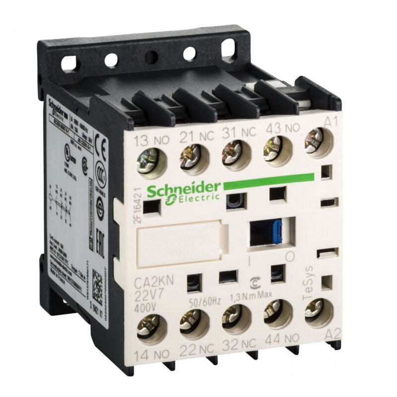 Relais de contrôle Schneider Electric CA2KN, 2 N/O + 2 N/F, 10 A ( Prix ...