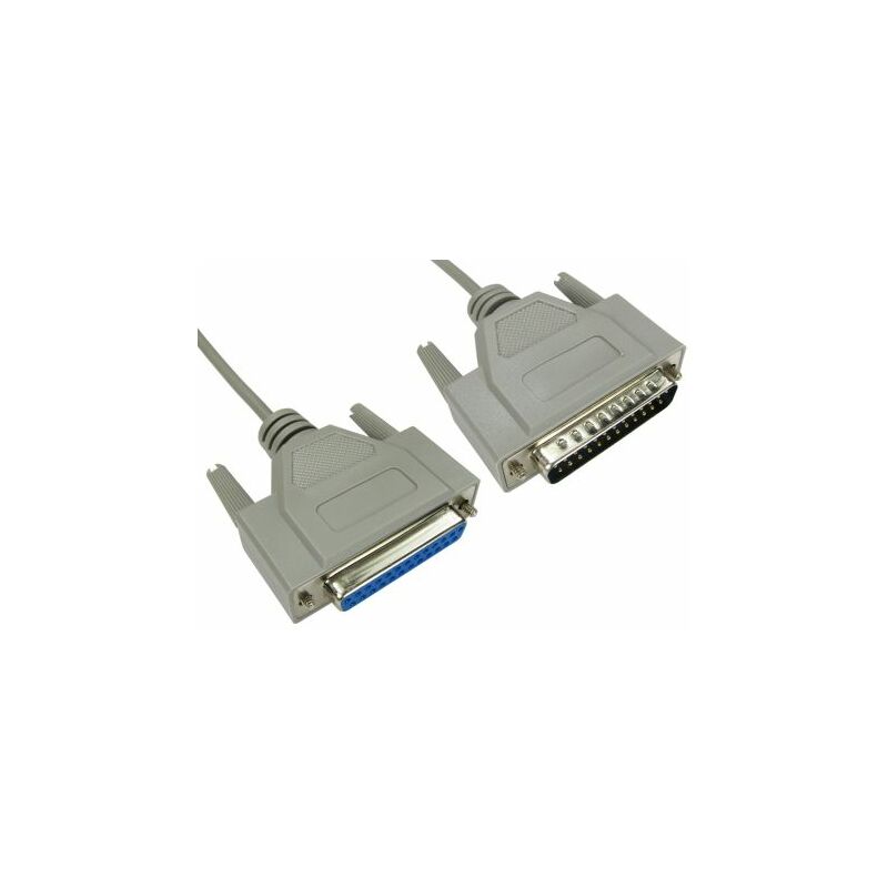 Câble série D25 vers D25, longueur 6m, RS PRO ( Prix pour Paquet de 5 )