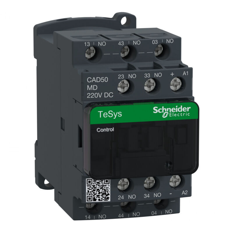Relais de contrôle Schneider Electric CAD, 5 NO, 10 A ( Prix pour 1 )
