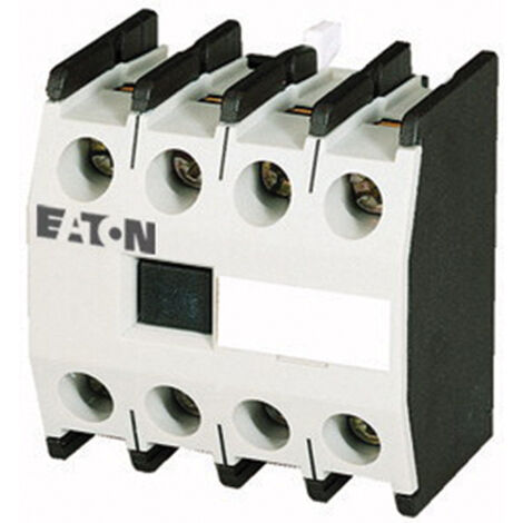 Contact auxiliaire Eaton Eaton Moeller 4 contacts 1 NO + 3 NF à vis ...
