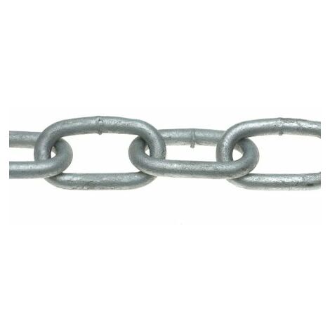 Maillon de chaîne de liaison, Acier Galvanisé, dia. 6.5mm ( Prix pour 1 )