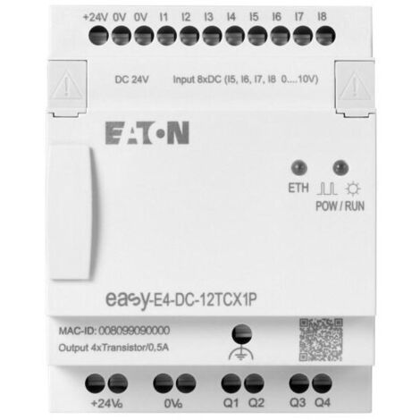 Relais de contrôle Eaton, série Easy, 4 entrées , 4 sorties , Relais ...