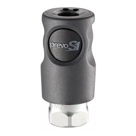 Raccord rapide de sécurité PREVOST, Filetage vers Femelle G 1/2 Femelle 1/2pouces ISO C6 en ...