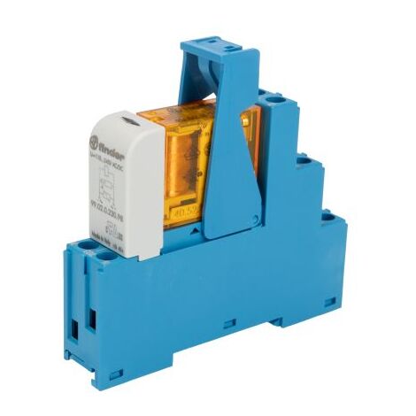 Relais d'interface Finder, 48 Series, 230V c.a., 2 RT, montage Rail DIN ...