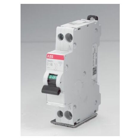 Disjoncteur ABB SN201 2P, 6A, montage rail DIN ( Prix pour 1 )