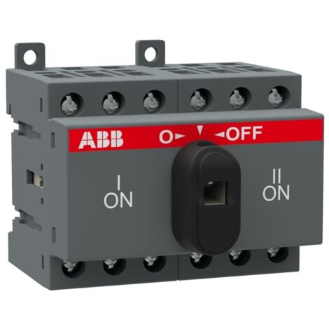 ABB – Inverseur de sources OT 25A – Montage sur socle – Indice de ...