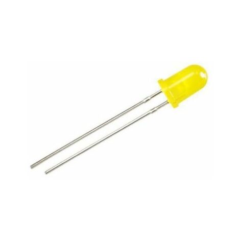 LED Jaune, Traversant, 5 mm, 1,6 2,6 V