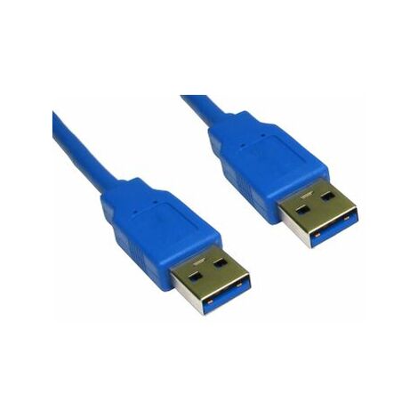 Câble USB RS PRO, USB A vers USB A, 1m, Bleu ( Prix pour Boîte de 5 )