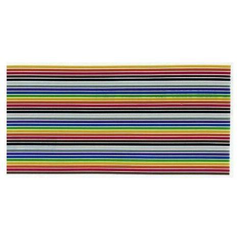 Câbles en nappe 3M 3302 64 voies, pas de 1.27mm 28 AWG, Multicolore ...