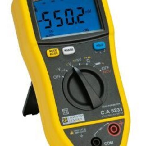 Multimètre Ca 5231 Chauvin Arnoux Portable, 1000V c.a. 600A c.a. ( Prix pour 1 )