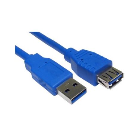 Câble USB RS PRO USB A vers USB A, 3m, Bleu ( Prix pour Boîte de 5 )