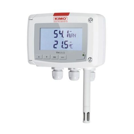 Hygromètre KIMO TH210, +100°C max., 100%HR max. ( Prix pour 1 )