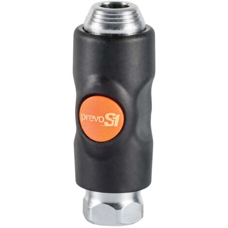 Raccord rapide de sécurité PREVOST, Filetage vers Femelle G 3/8 Femelle 3/8pouces British ...