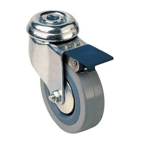 Roulette industrielle Pivotante Guitel Hervieu, Acier galvanisé, Ø 75mm ...