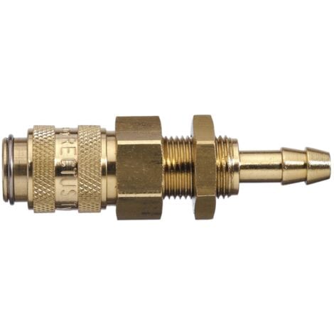 Raccord rapide pneumatique Legris, Filetage femelle vers Femelle 16mm Européen, Profil rectus en ...