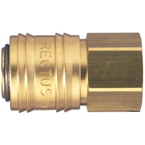 Raccord rapide pneumatique Legris, Filetage femelle vers Femelle 1/2 in Female 25mm 1/2pouces ...