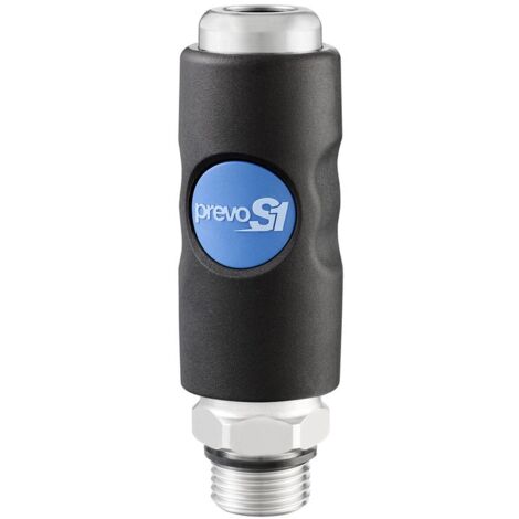 Raccord rapide de sécurité PREVOST, Filetage vers Mâle G 3/4 Mâle 3/4pouces ISO B11 en Corps ...