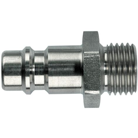 Raccord rapide pneumatique Legris, Filetage Mâle vers Mâle 1/4 in Male ...