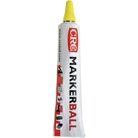Tube de marquage avec clapet à bille MARKER BALL CRC 30160-AA jaune 50 ml C64363