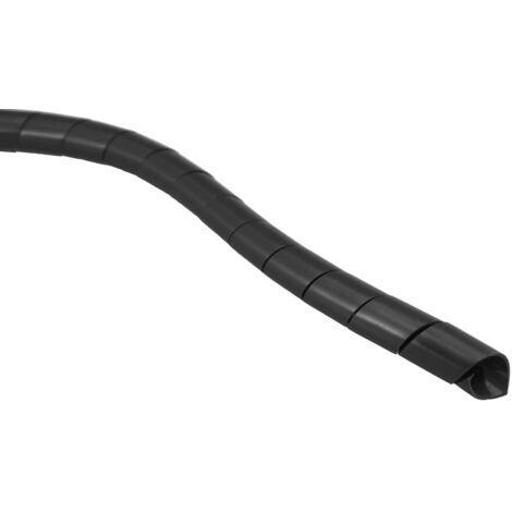 Gaine de câble spiralée RS PRO, Ø 12mm 32mm, en Polyéthylène Noir, Sans ...