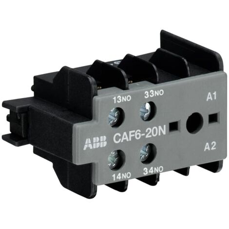 Contact auxiliaire ABB CAF6 2 contacts 2 NO Surface ( Prix pour Paquet de 10 )